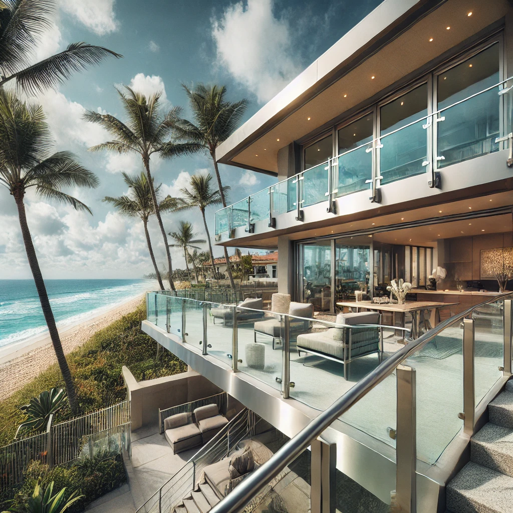 Custom Railings for Beachfront Homes in Palm Beach