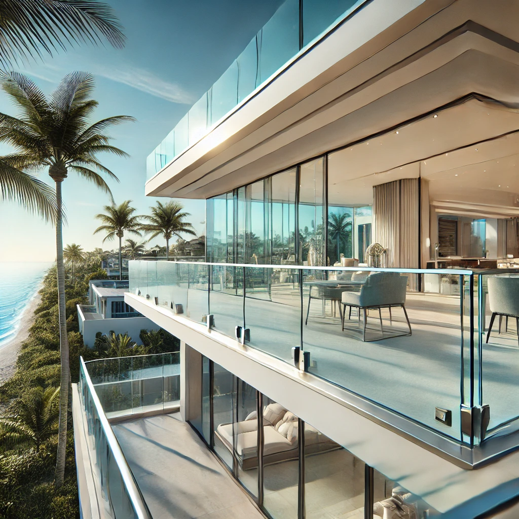 Glass Railings Palm Beach | Luxury Glass Railing Contractor