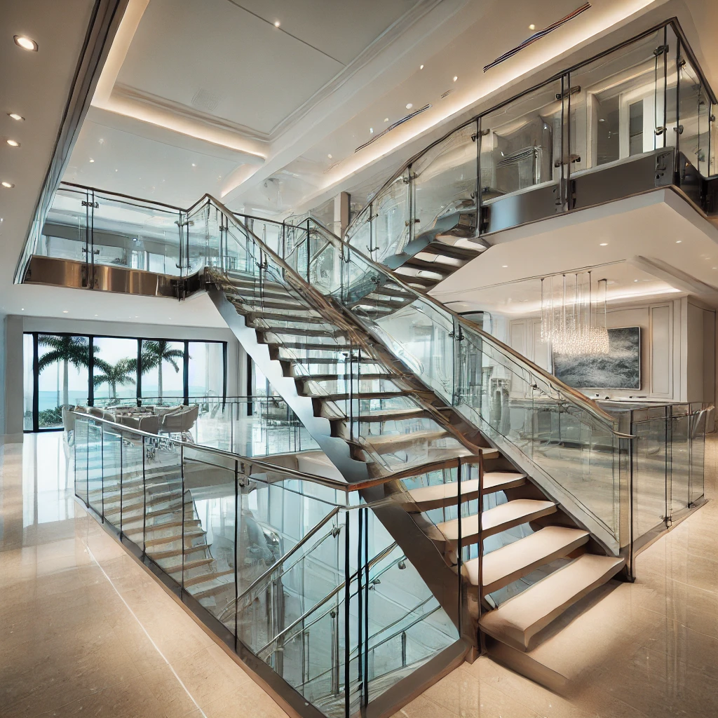 Interior Stair Railings Palm Beach | Custom Stair Railing Installer