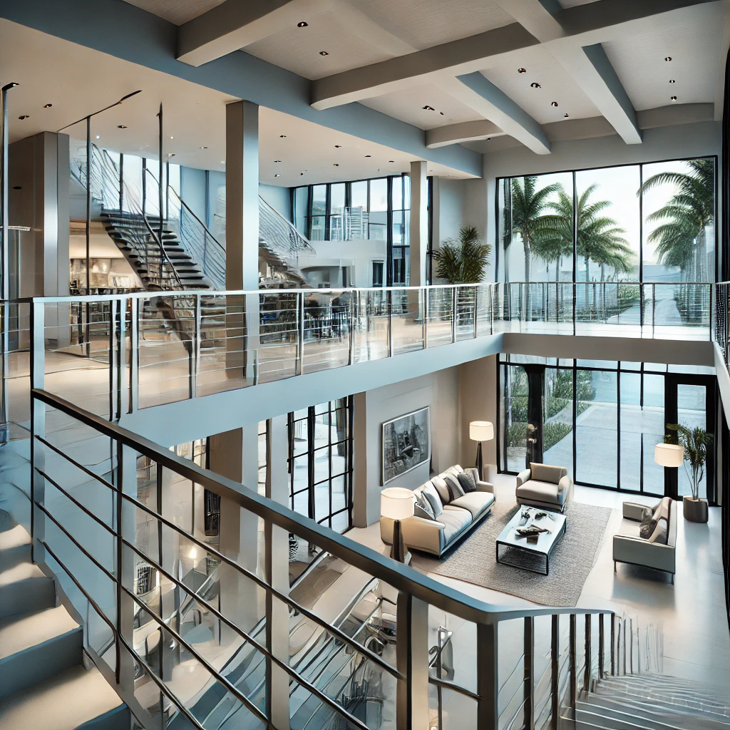Loft Railing Palm Beach | Custom Loft Railing Installer