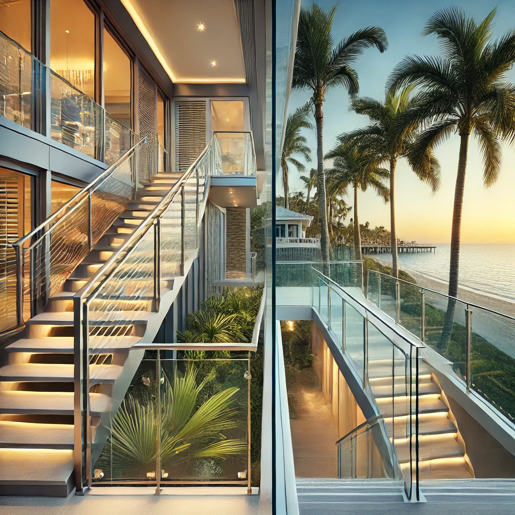 Metal vs. Glass Railings: Which Is Best for Your Palm Beach Home?