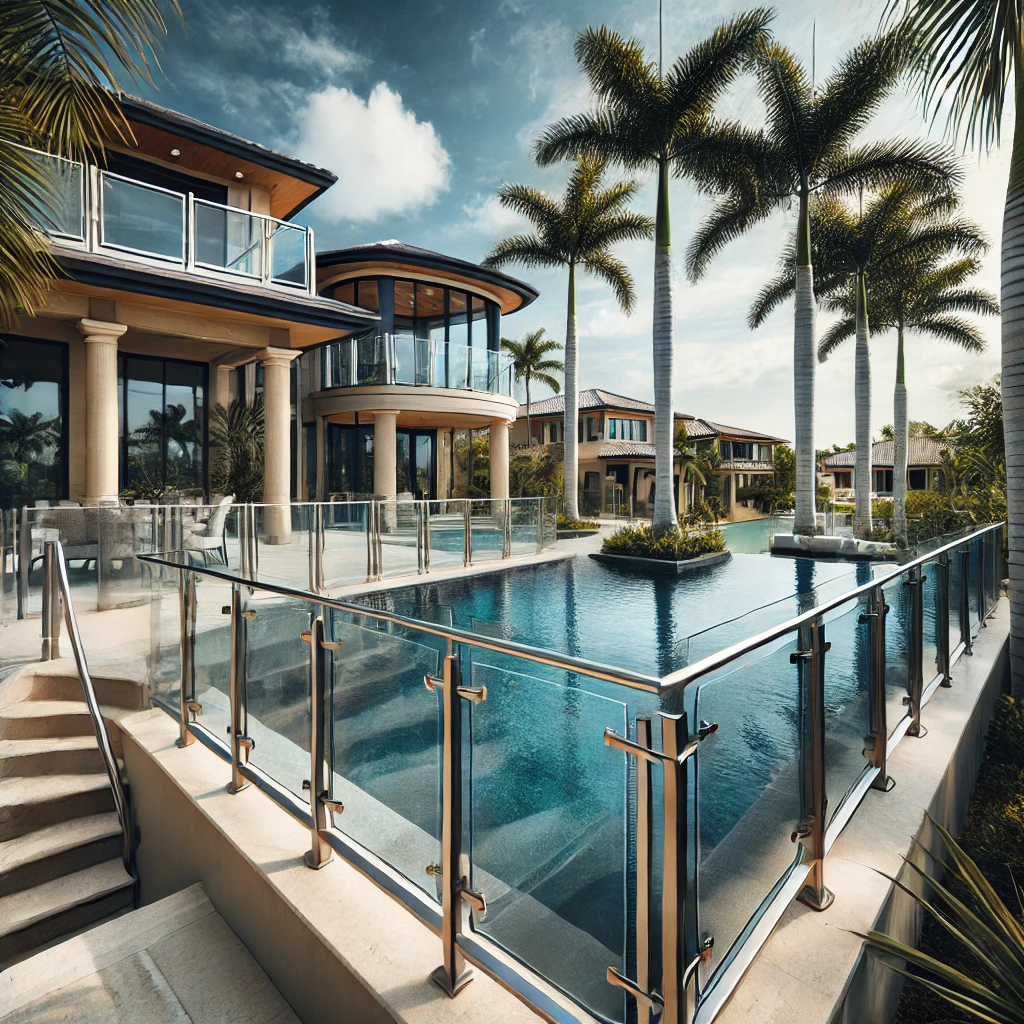 Pool Railing Palm Beach | Custom Pool Railing Installer