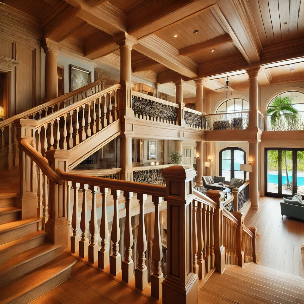Wood Railings Palm Beach | Custom Wood Railing Installer